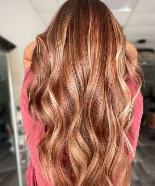 Balayage Rot für verschiedene Haartypen - Visavis Friseur
